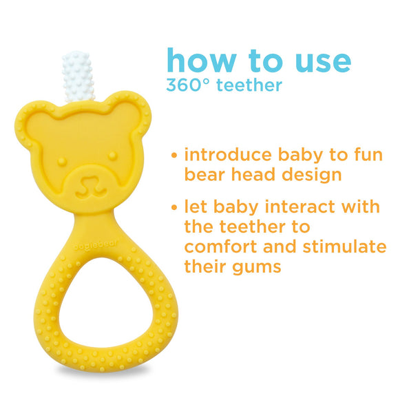 oogiebear 360° Teether - Safe & Soothing Teething Relief